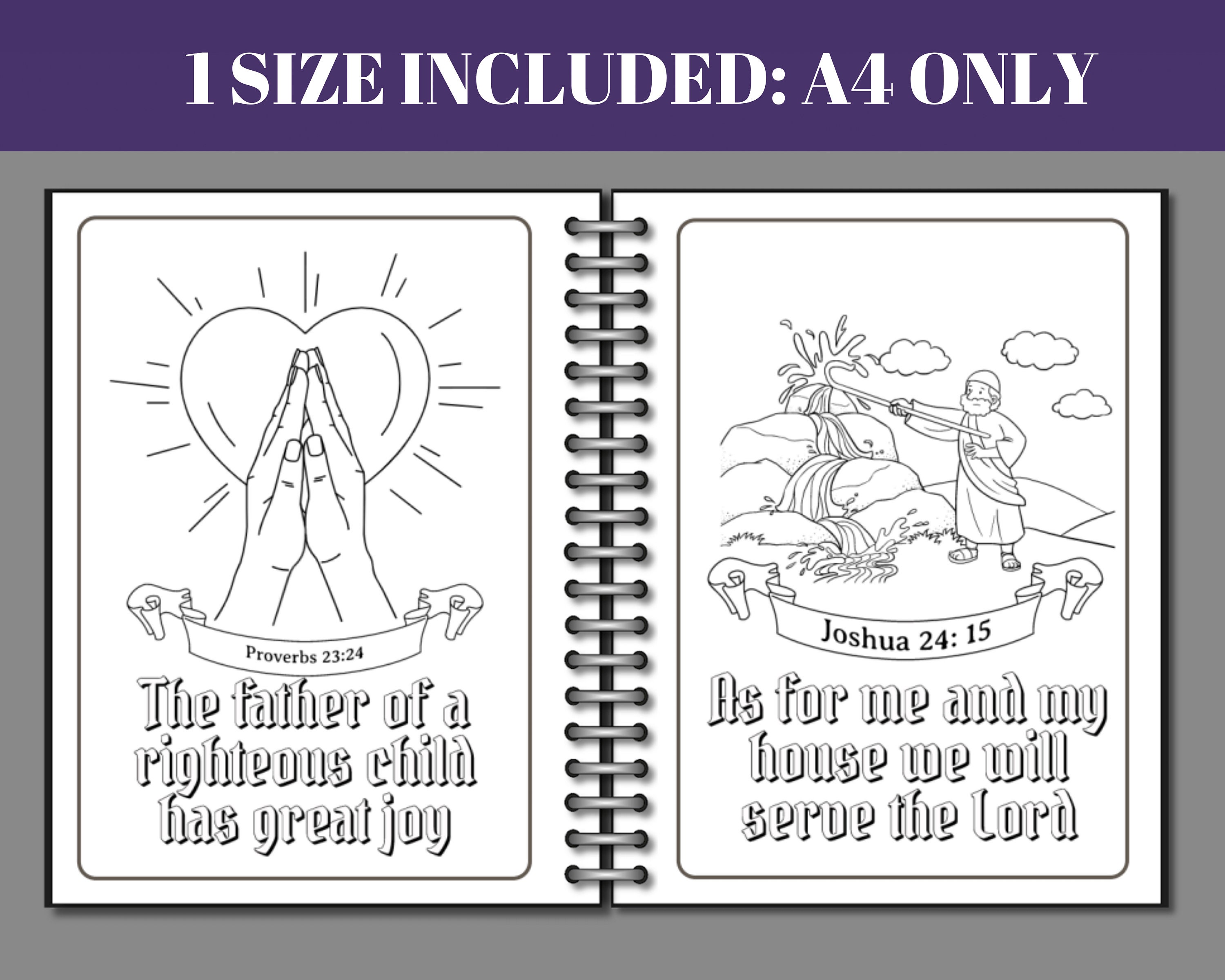 10 Printable Father's Day Bible Verse Coloring Pages, Father's Day ...