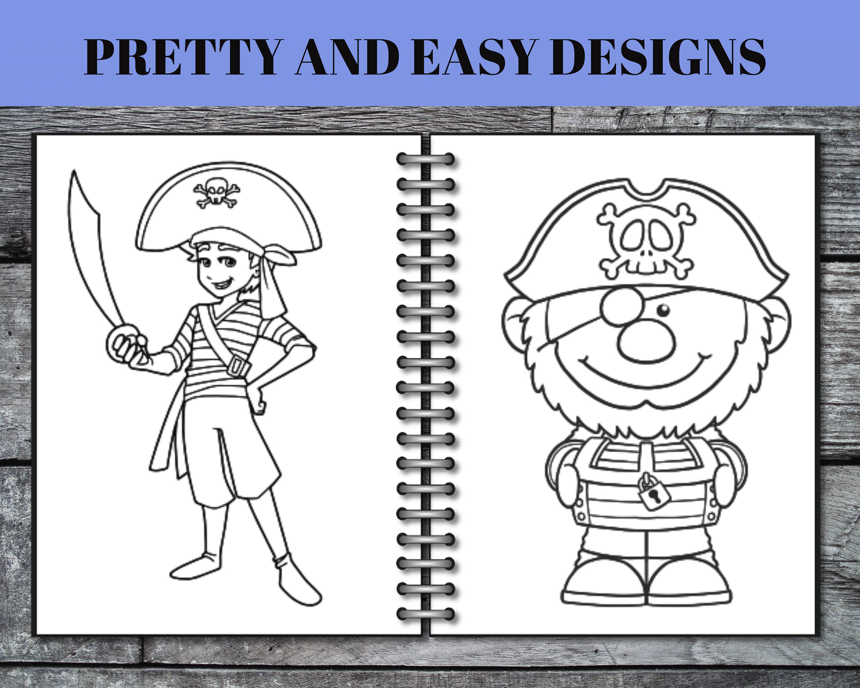 30+ Pirate Coloring Pages, Pirate Party Printables, Pirate Activities ...