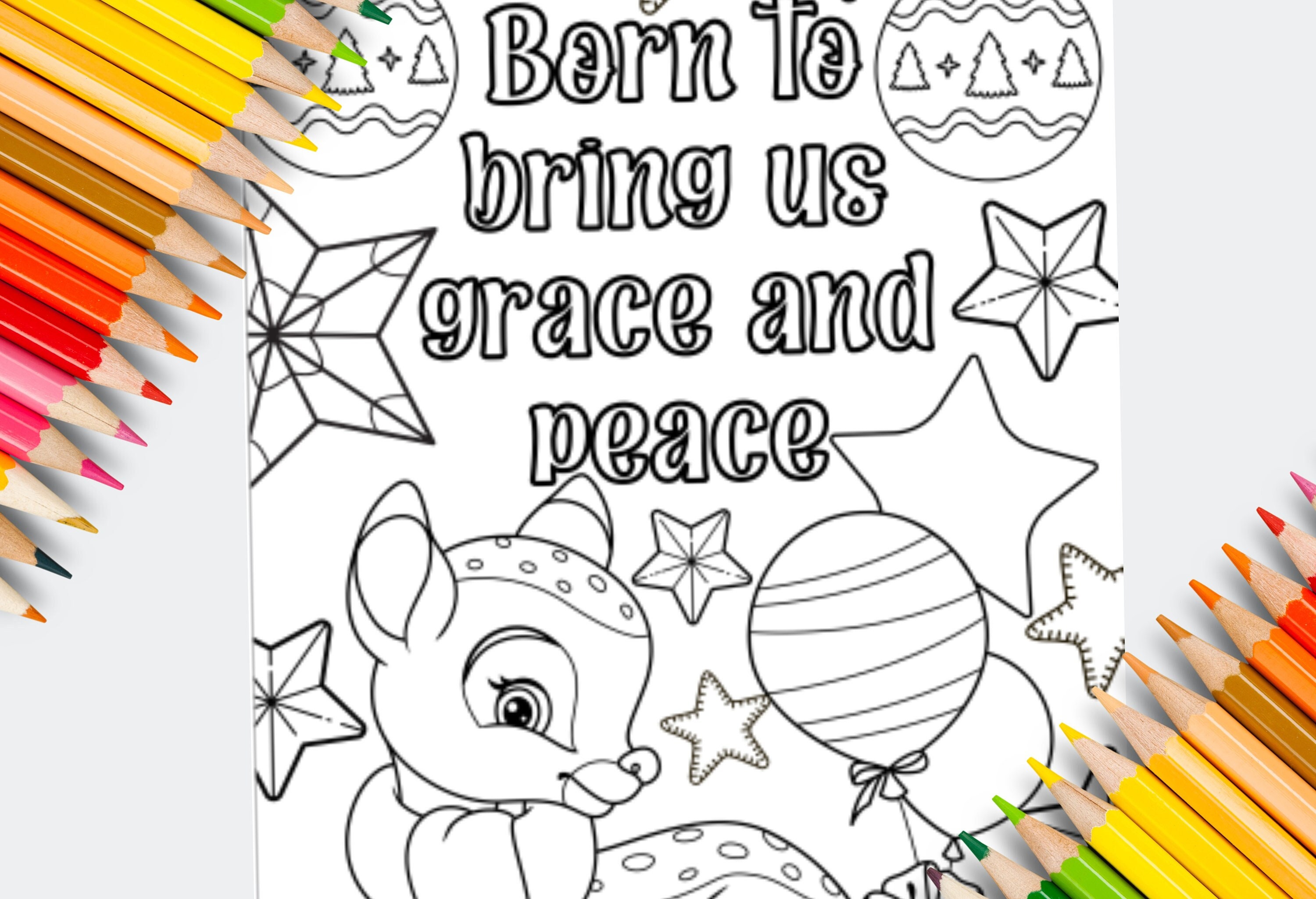40 Pack Christmas Bible Verse Coloring Pages Printable Bible Coloring ...