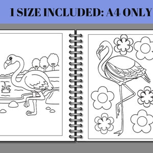 15 Printable Flamingo Coloring Pages for Flamingo Birthday Party, Cute ...