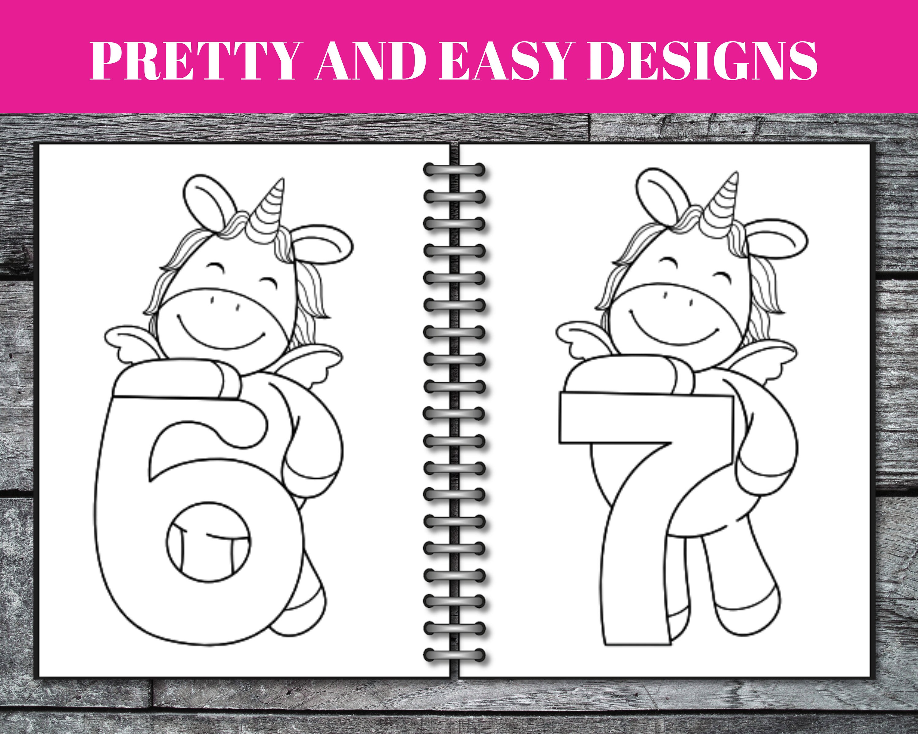 112 Unicorn Colouring Book Pages Colouring Sheets Unicorns - Etsy