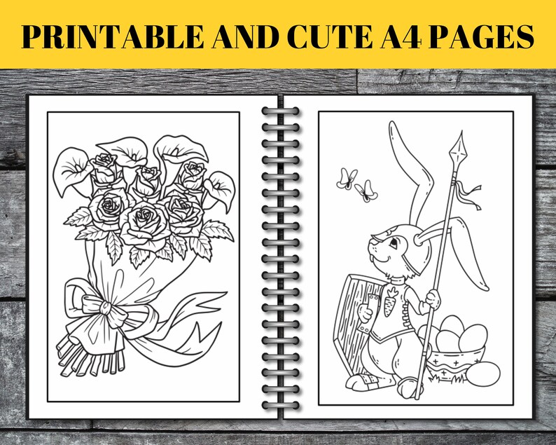 100+ Spring Coloring Page, Printable Spring Kids Activity Pages, Spring ...