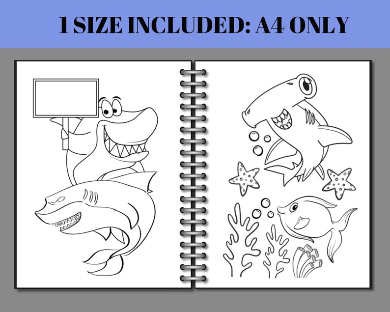 20 Shark Coloring Pages, Cute Shark Coloring Pages, Funny Shark ...