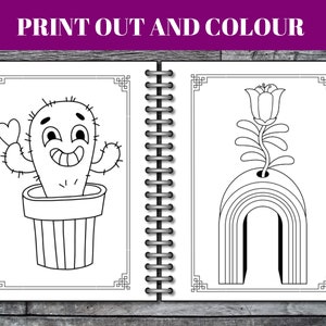 50 Groovy Coloring Pages, Kids Coloring Sheets, Groovy Birthday, Groovy ...