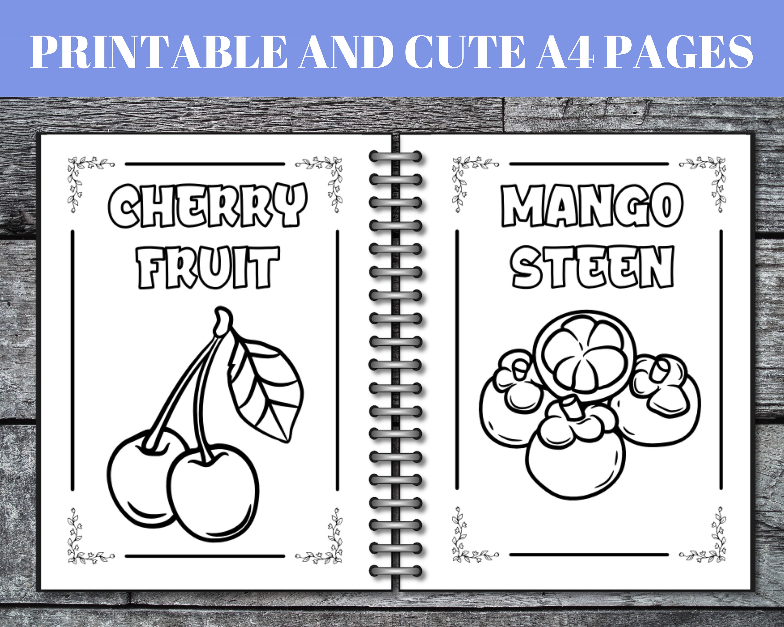 35 Fruit Coloring Pages, Printable Fruit Coloring Pages for Girls,teens ...