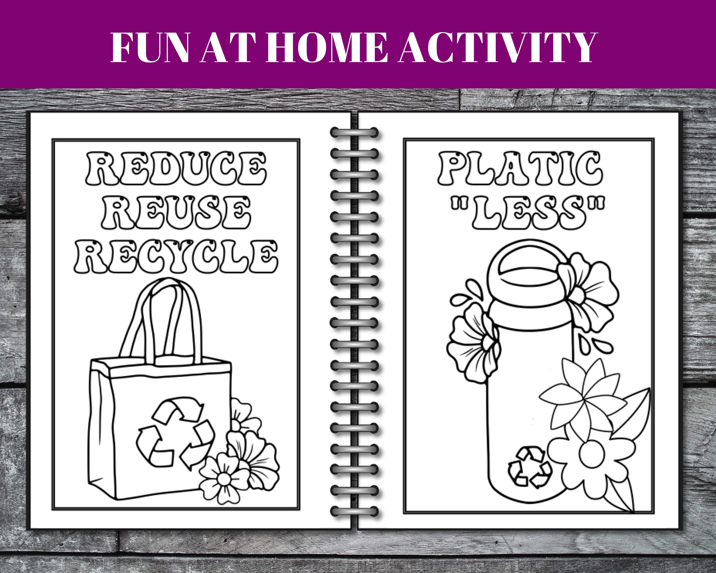 30 Earth Day Coloring Page PRINTABLE, Nature Activity, Planet Earth ...