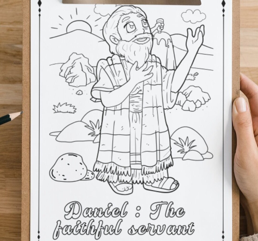 15 Biblical Heroes Colouring Pages | Bible Colouring Book | Christian ...