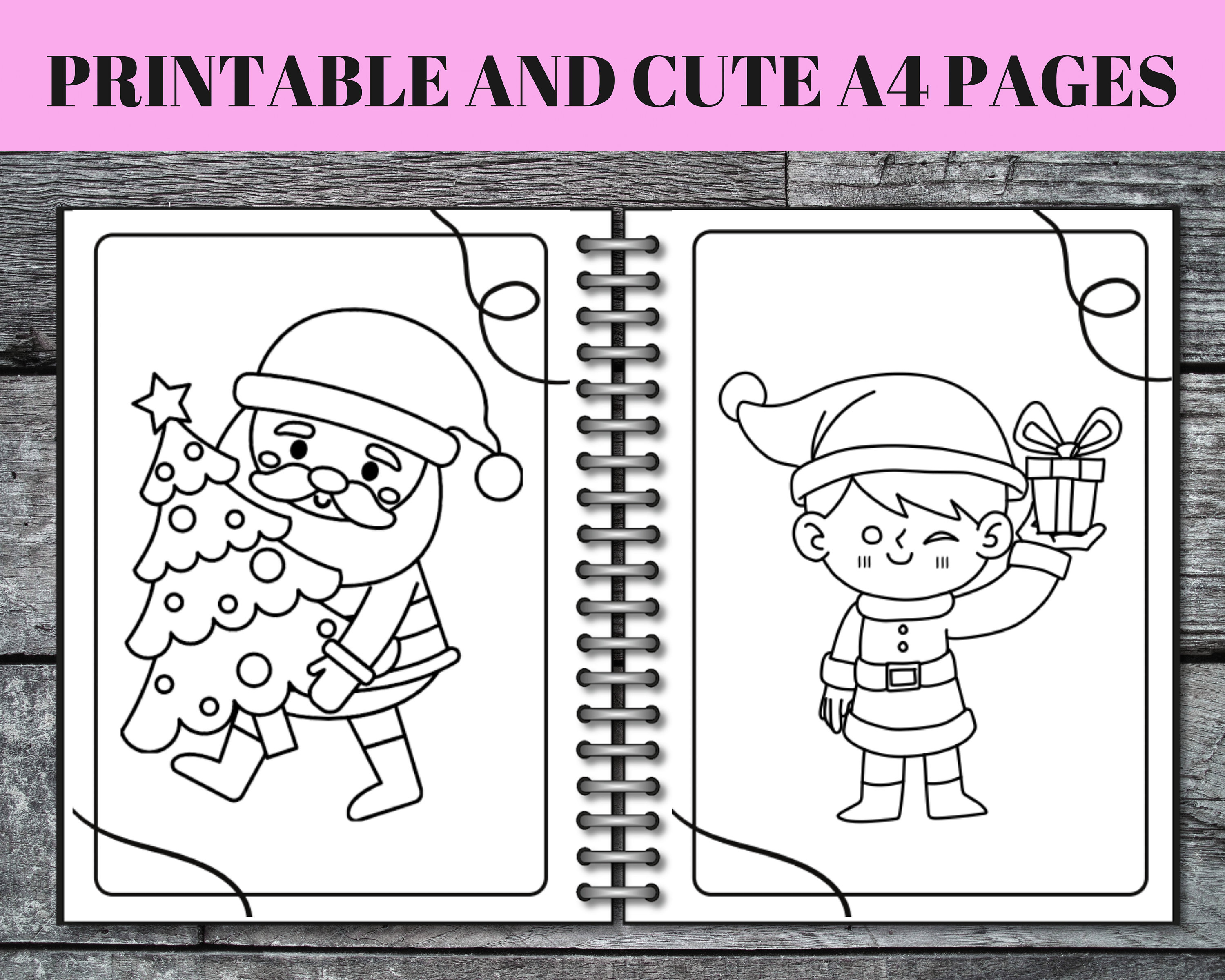 30 Winter Coloring Pages, Christmas Coloring Pages, Christmas Printable ...