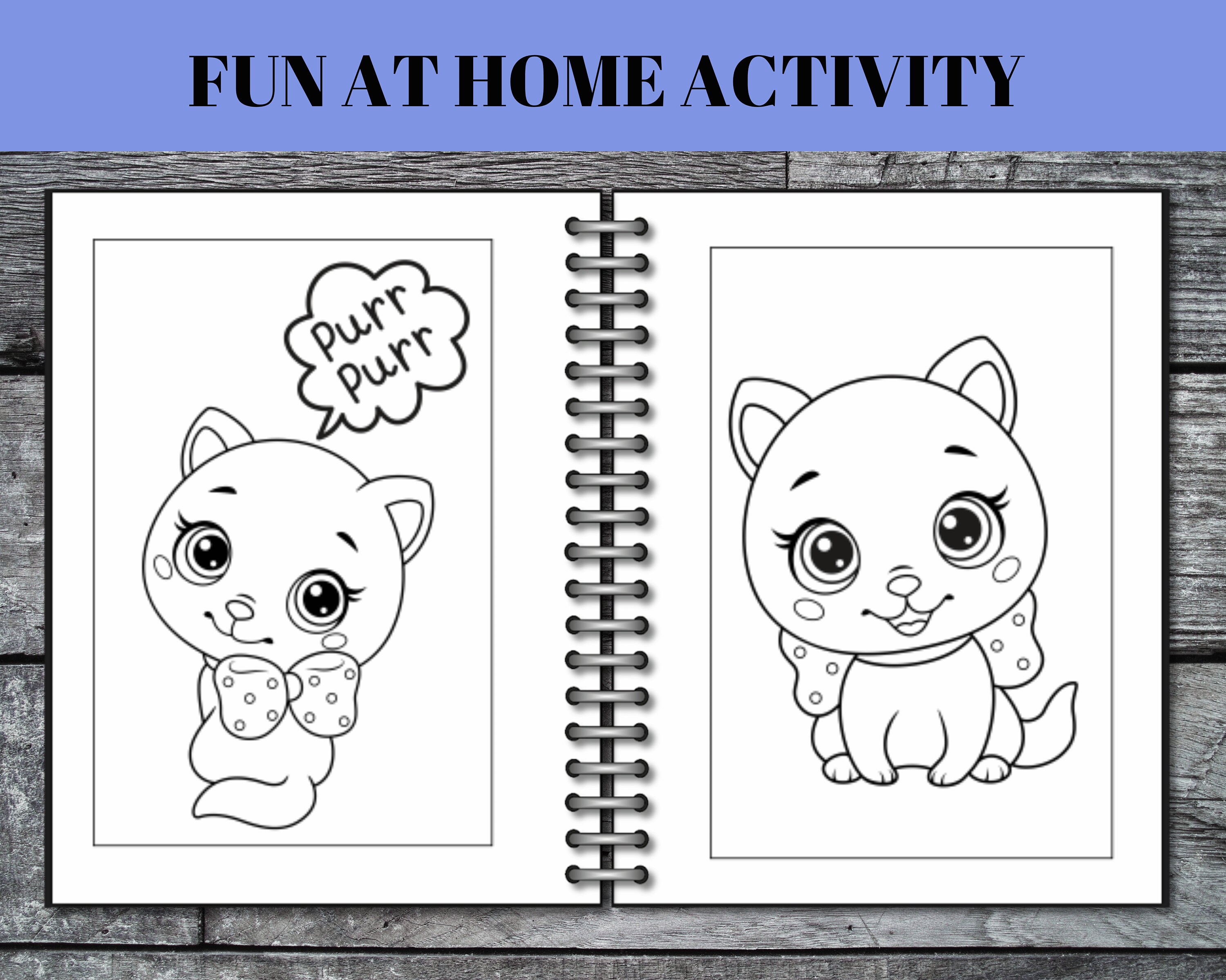 50 Cat Coloring Pages, Printable Cat Coloring Pages for Kids, Boys ...