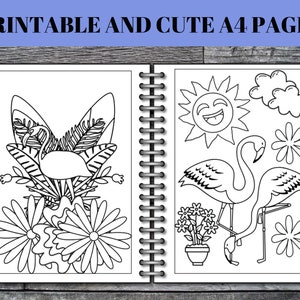 15 Printable Flamingo Coloring Pages for Flamingo Birthday Party, Cute ...