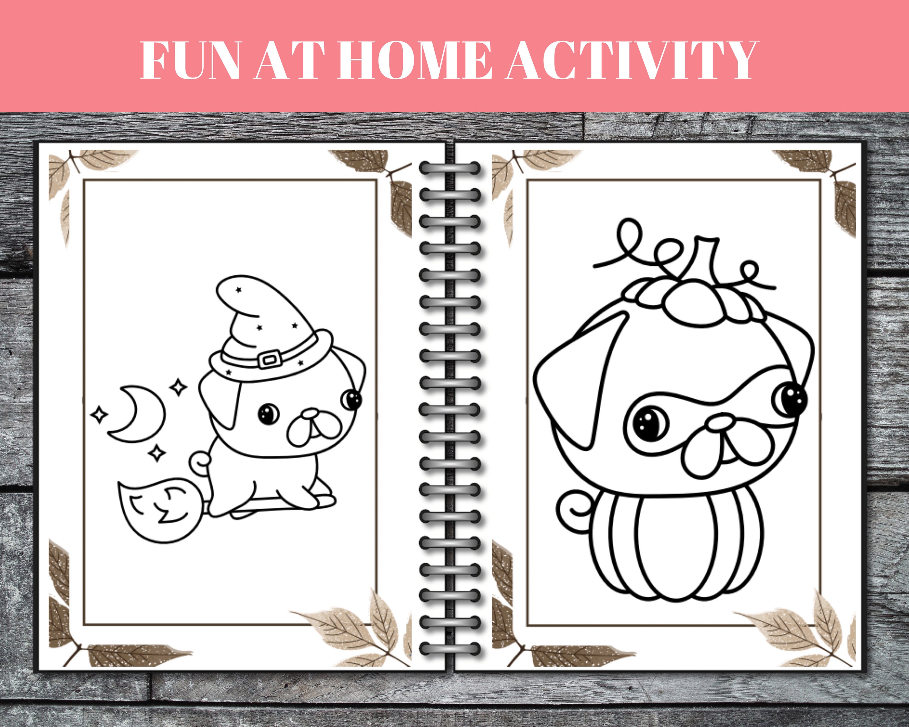 31 Autumn Coloring Pages for Kids, Printable Fall Classroom Activity ...