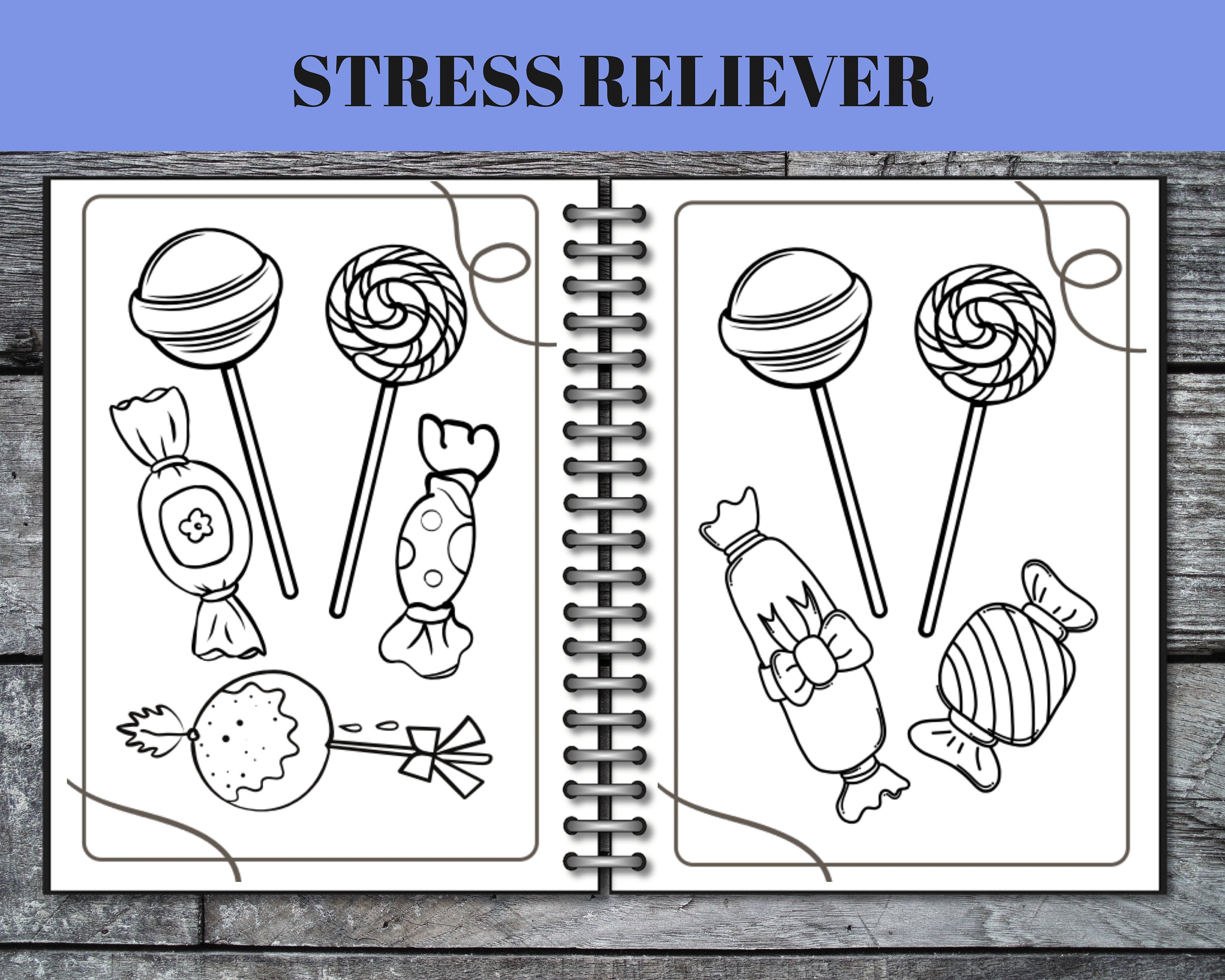 20 Candy Coloring Pages for Kids: Printable Candy Coloring Sheets ...