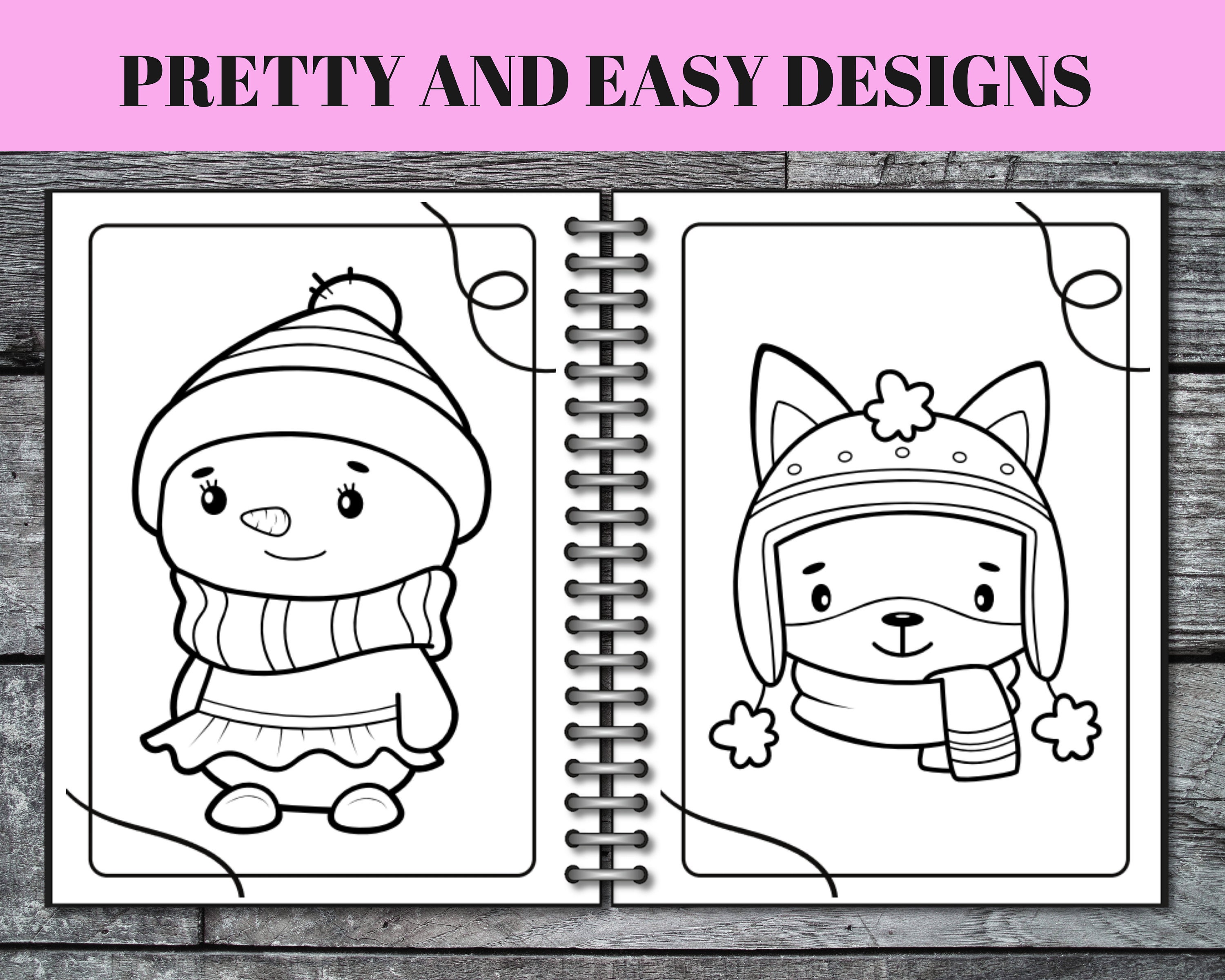 30 Winter Coloring Pages, Christmas Coloring Pages, Christmas Printable ...