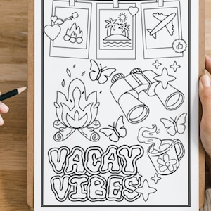 20 Teen Girls Colouring Pages | Groovy Colouring | Preppy Aesthetic ...