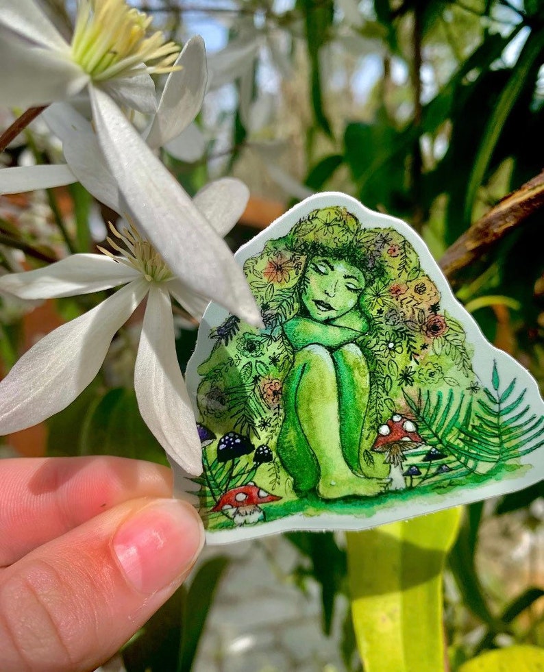 Mother Earth Sticker - Etsy