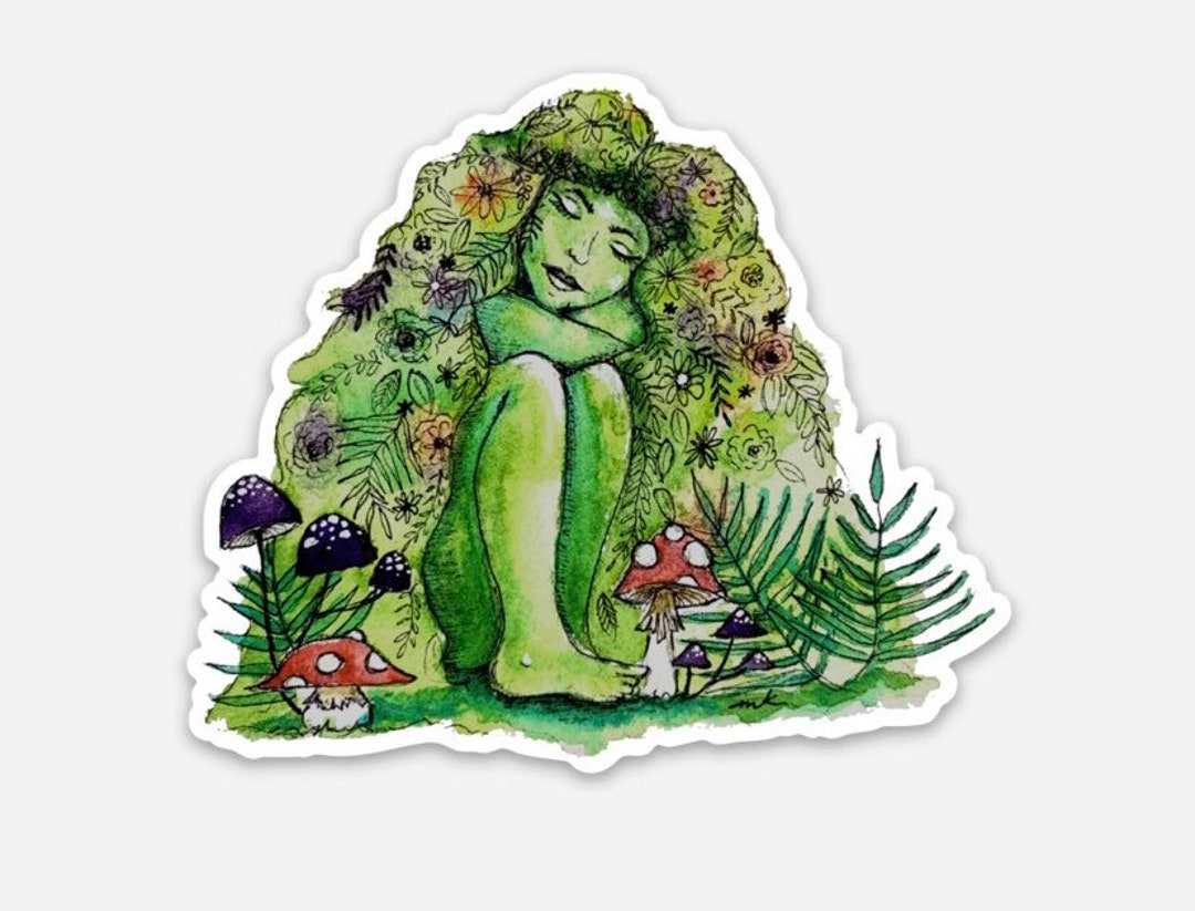 Mother Earth Sticker - Etsy