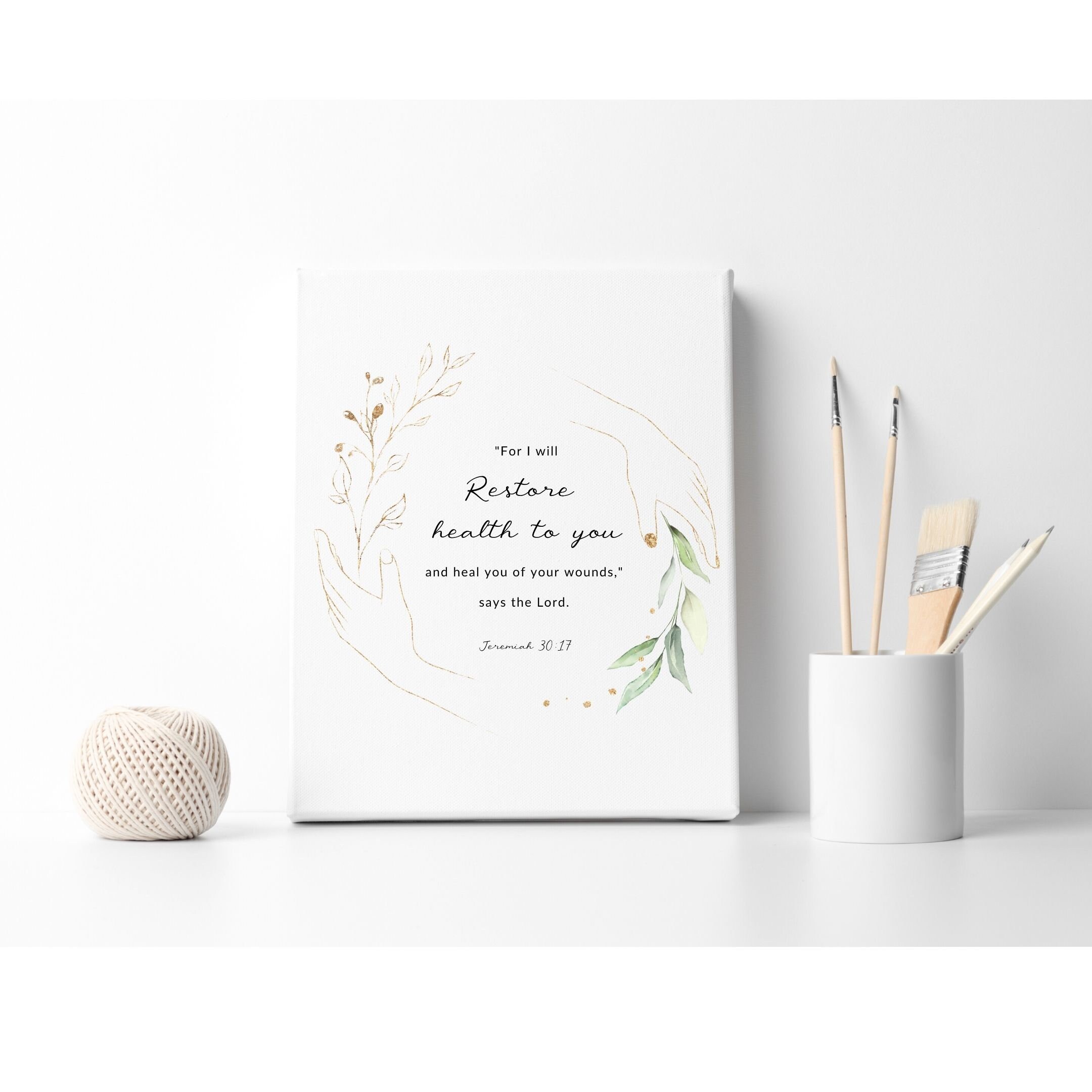 Romans 8:28, Digital Download, Scripture Wall Art, Watercolour ...