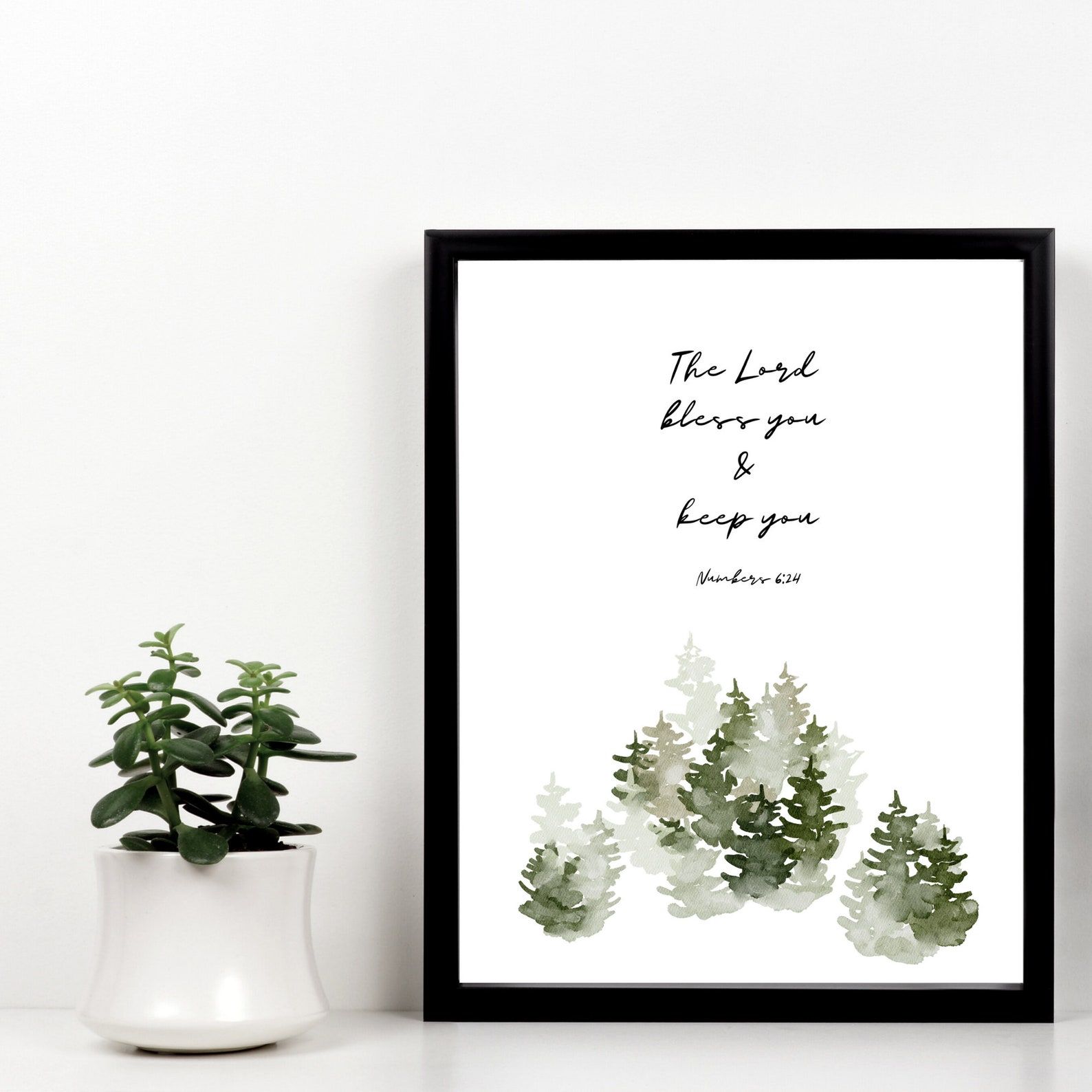 Numbers 6:24 the Lord Bless You & Keep You Digital Download | Etsy