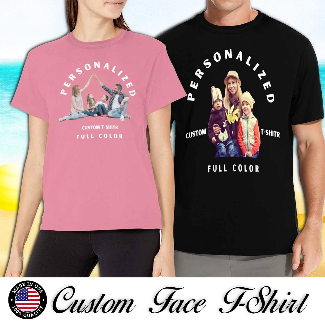 Personalized Photo T-shirt: Custom Graphic Tee for Men & Women - Etsy