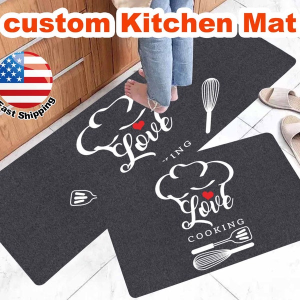 Personalized Kitchen Mat - Etsy