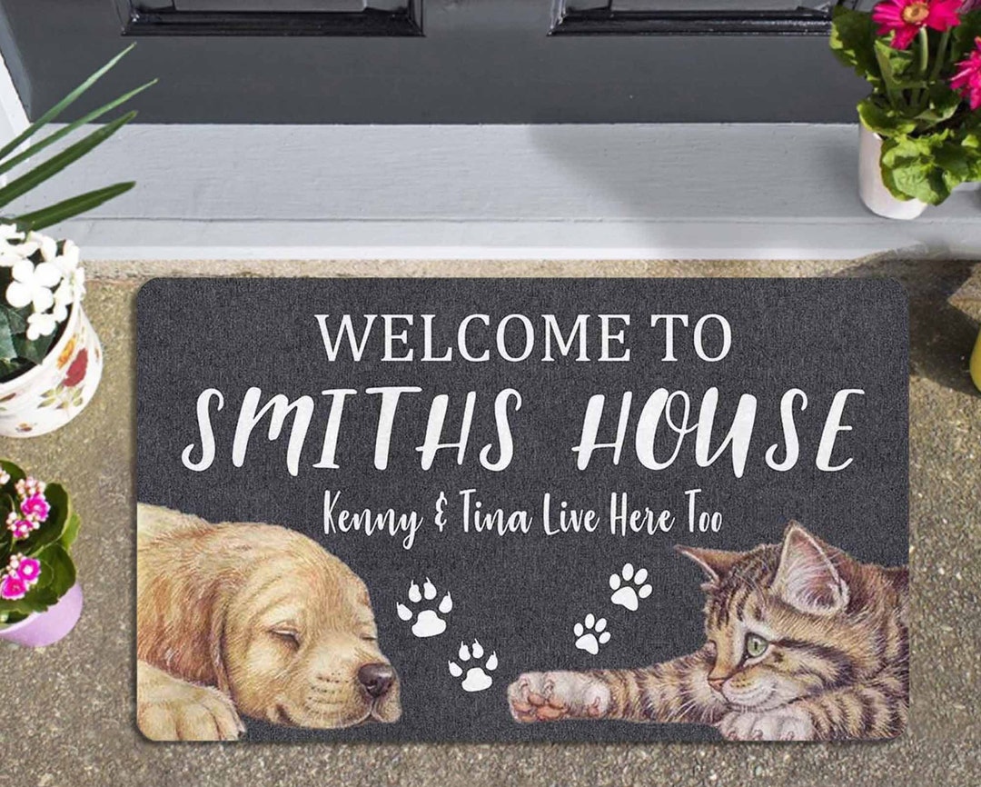Custom Entrance Mat With Name and Photo Funny Personalized - Etsy Finland