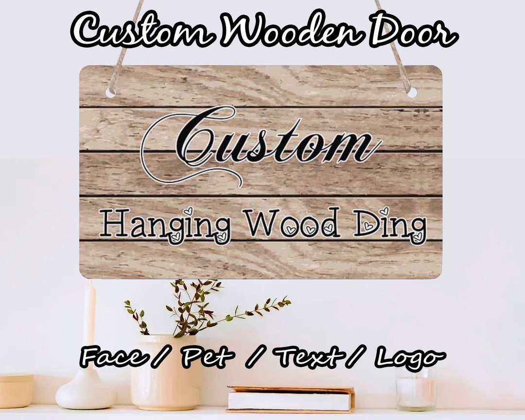 Custom Hanging Wood Sign,custom Wooden Sign With Family Name,front Door ...
