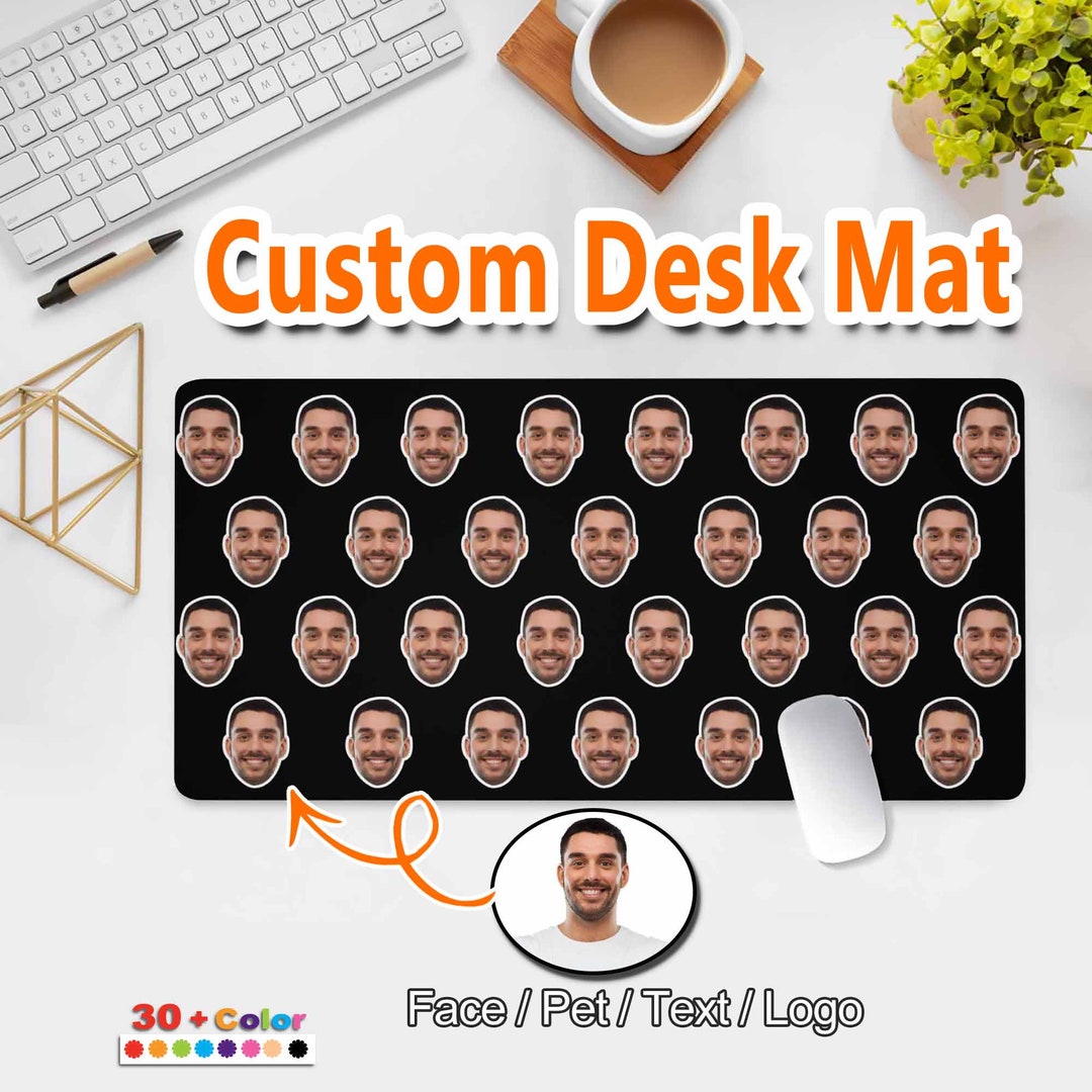 Custom Crazy Face Mouse Pad, Personalized Photo/name Desk Mat, Gaming ...
