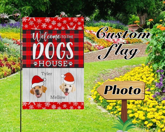 Personalized Dog Flag Custom Photo Flag Christmas Flag - Etsy