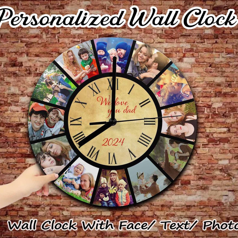 Custom Photo Clock - Etsy