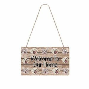 Custom Door Signs,custom Wooden Sign With Family Name,personalized Pet ...