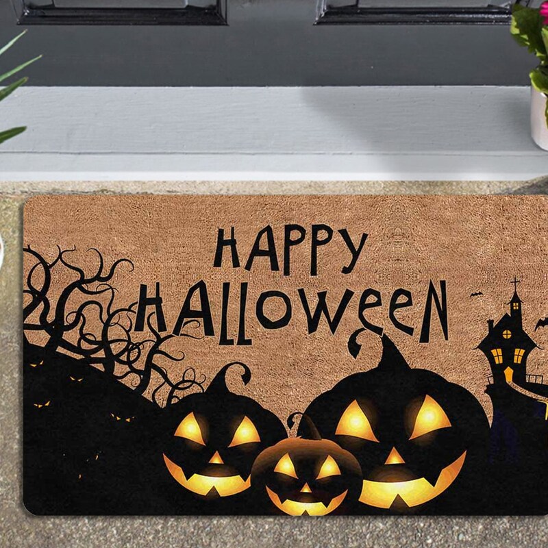 Halloween Door Mat - Etsy
