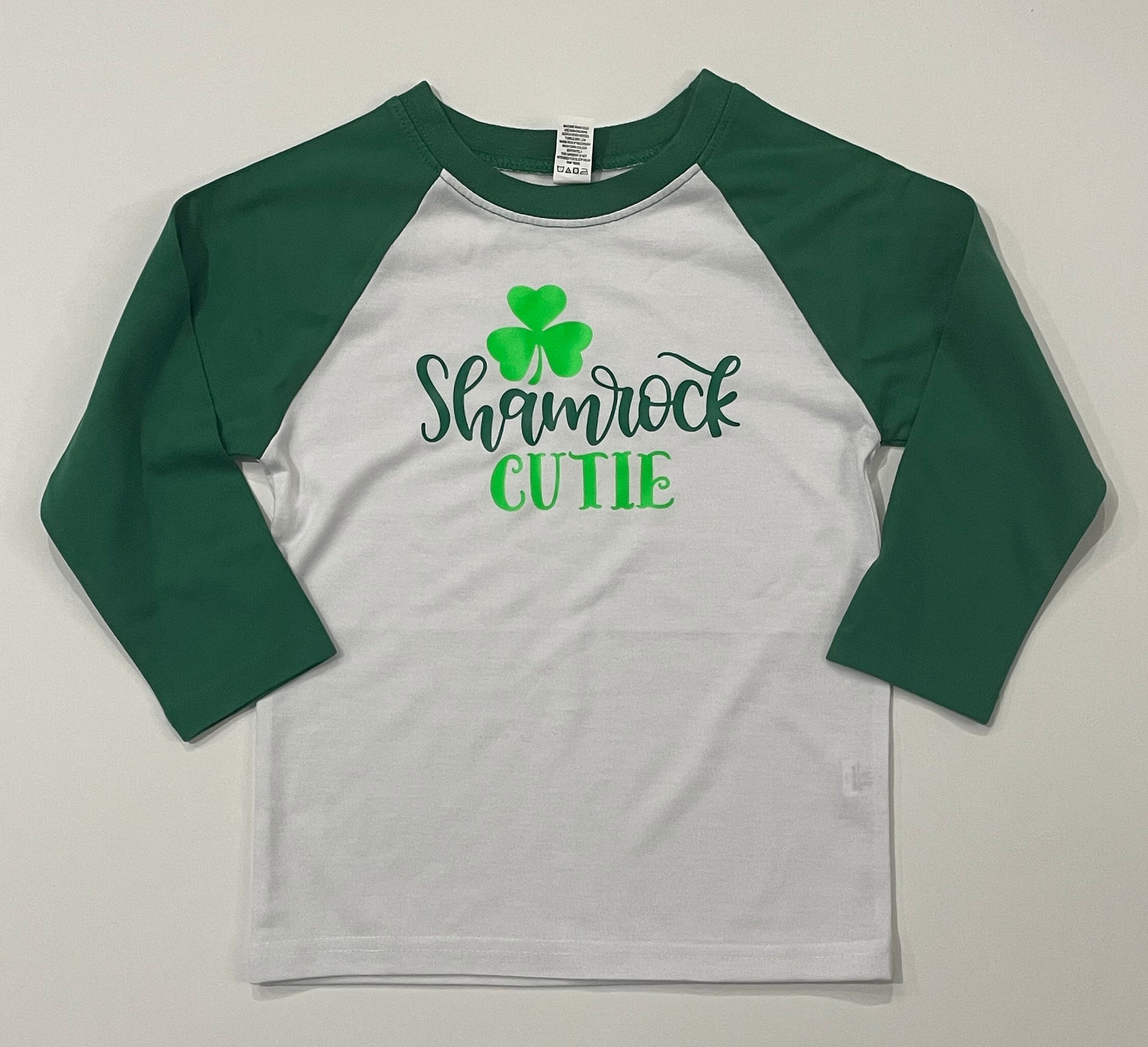 Boys Shamrock Cutie Tee, Girls Shamrock Cutie Tee, St. Patricks Day Shirt, Shamrock Cutie Tee ...