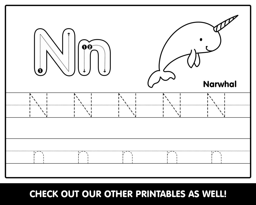 26 ABC Animal Phonics Tracing Cards Preschool Kindergarten Handwriting ...