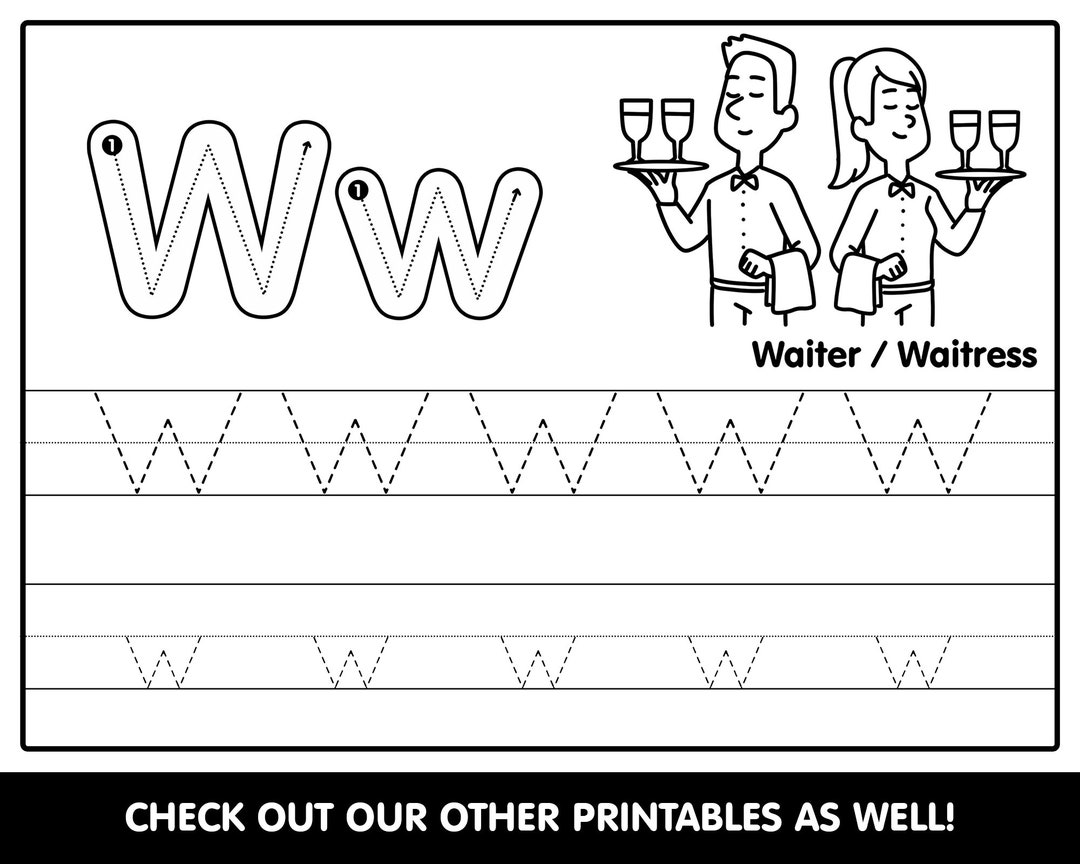 26 ABC Jobs Phonics Tracing Cards Preschool Kindergarten Handwriting ...