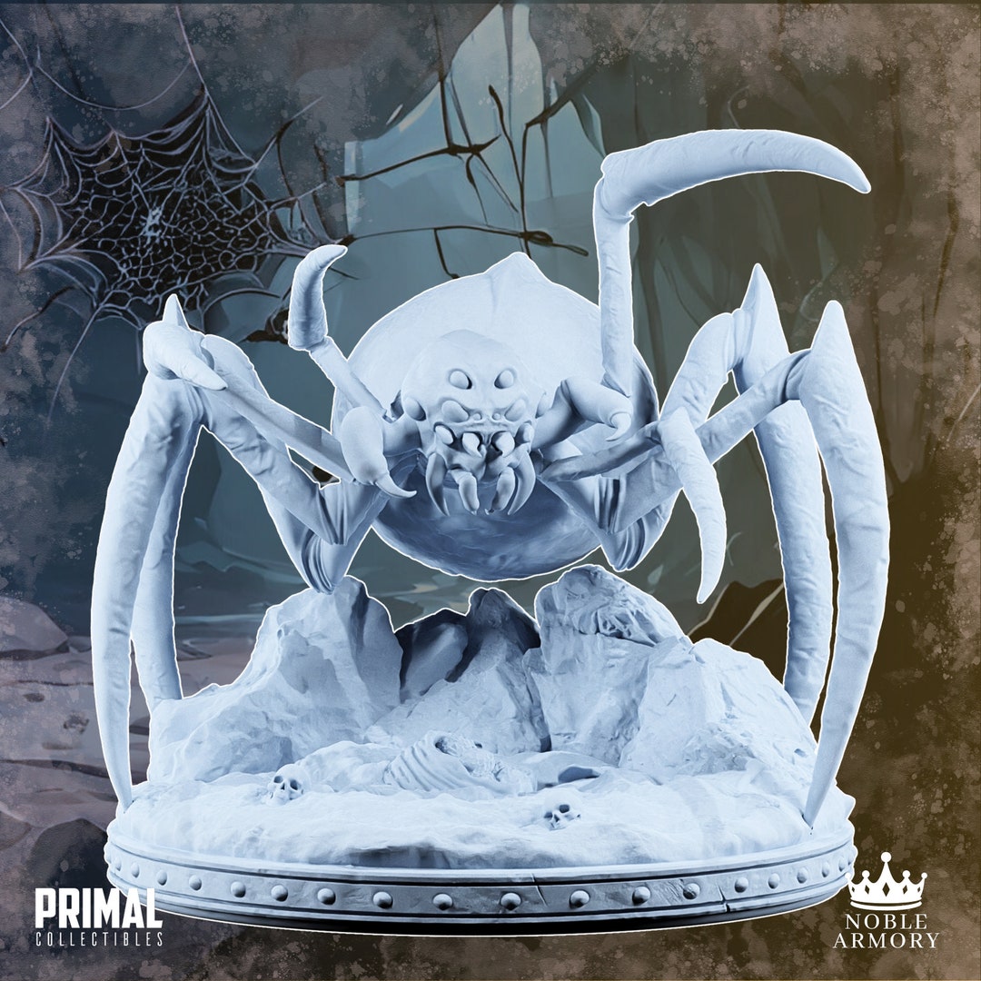 Creature Giant Spider Dnd Tabletop Games Wargames Miniature Primal ...