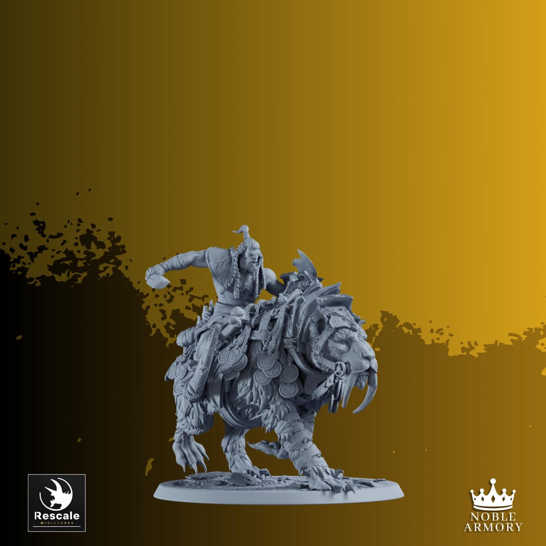 Saber-toothed Tiger - Walk - Gelidus Felix | Dnd | Tabletop Games ...