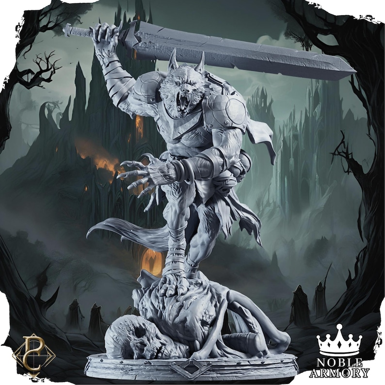 Mat Ador Werewolf | Dnd | Tabletop Games | Wargames | Miniature ...