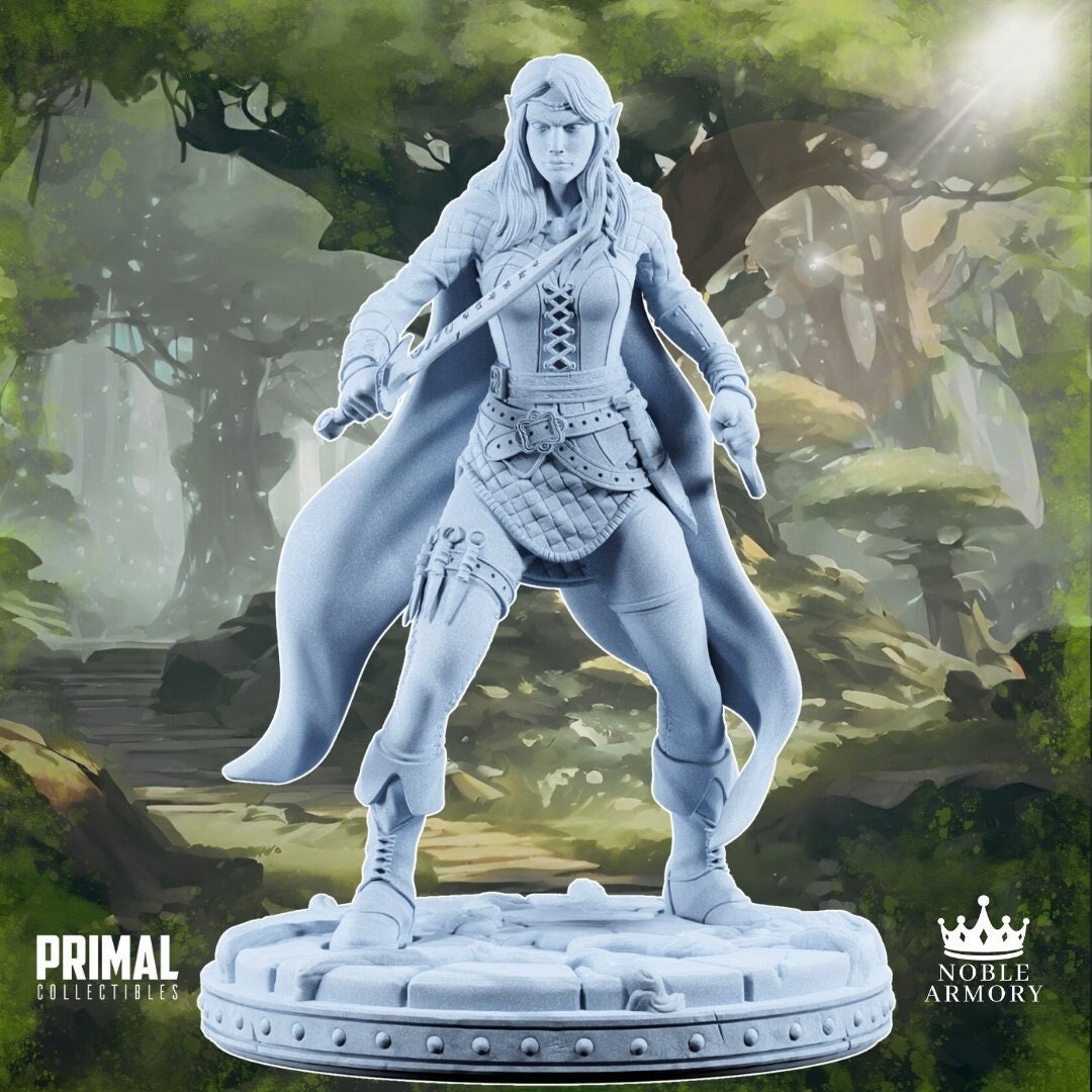 Elf Lauriel Dnd Tabletop Games Wargames Miniature Primal Collectibles ...