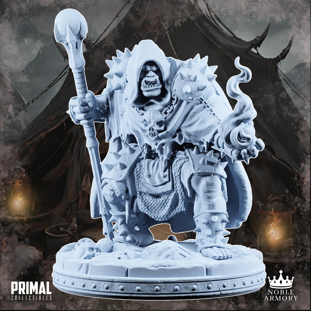 Orc Spellcaster - Borgakh Throgson | Dnd | Tabletop Games | Wargames ...