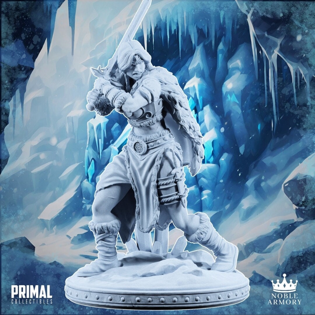 Barbarian - Valkyrie | Dnd | Tabletop Games | Wargames | Miniature ...