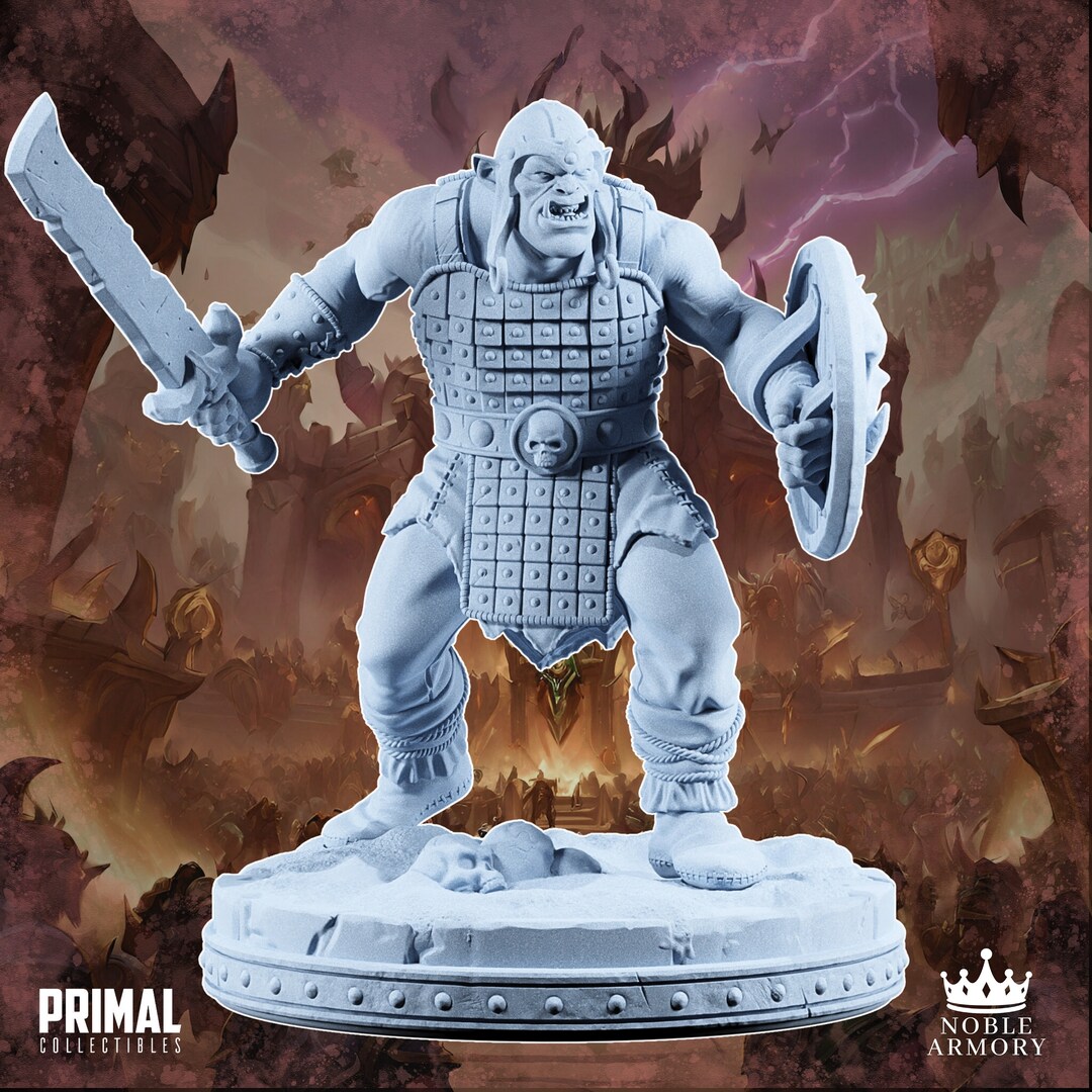 Orc Minions Dnd Tabletop Games Wargames Miniature Primal Collectibles ...
