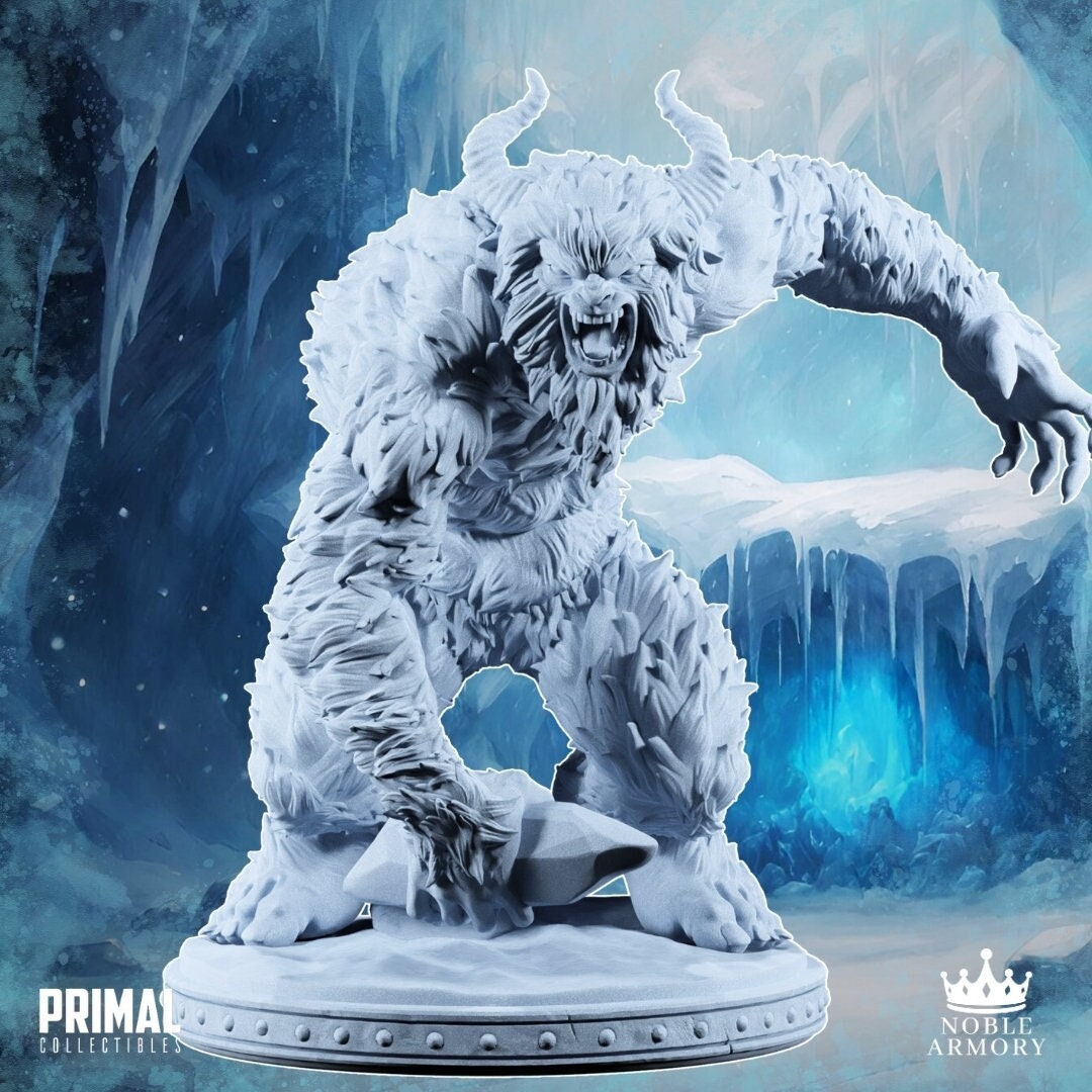 Creature - Yeti | Dnd | Tabletop Games | Wargames | Miniature | Primal ...