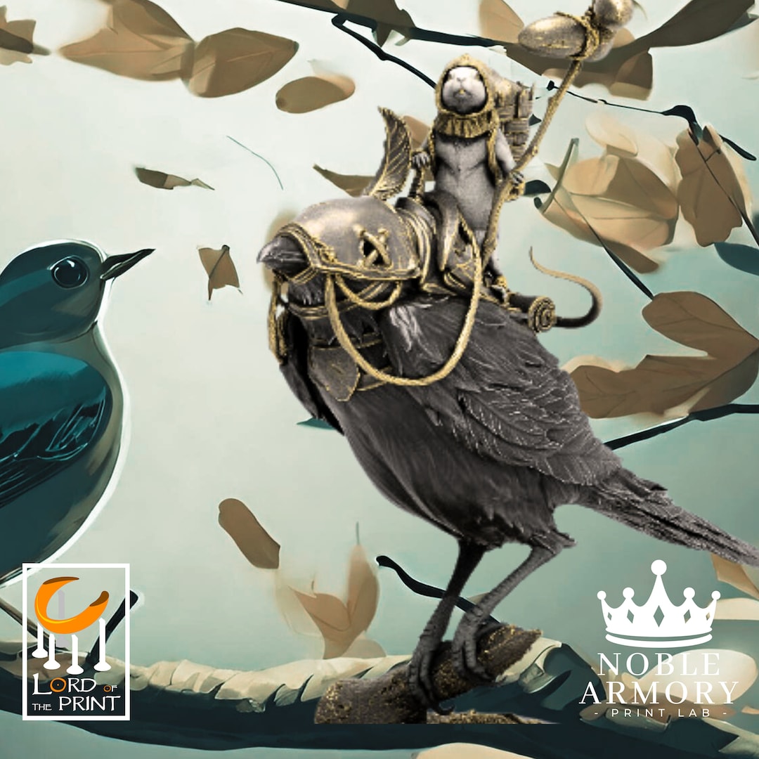 The Tale of Archduke Mousin Mouseling Mousefolk Magpie Rider V2 | Dnd ...