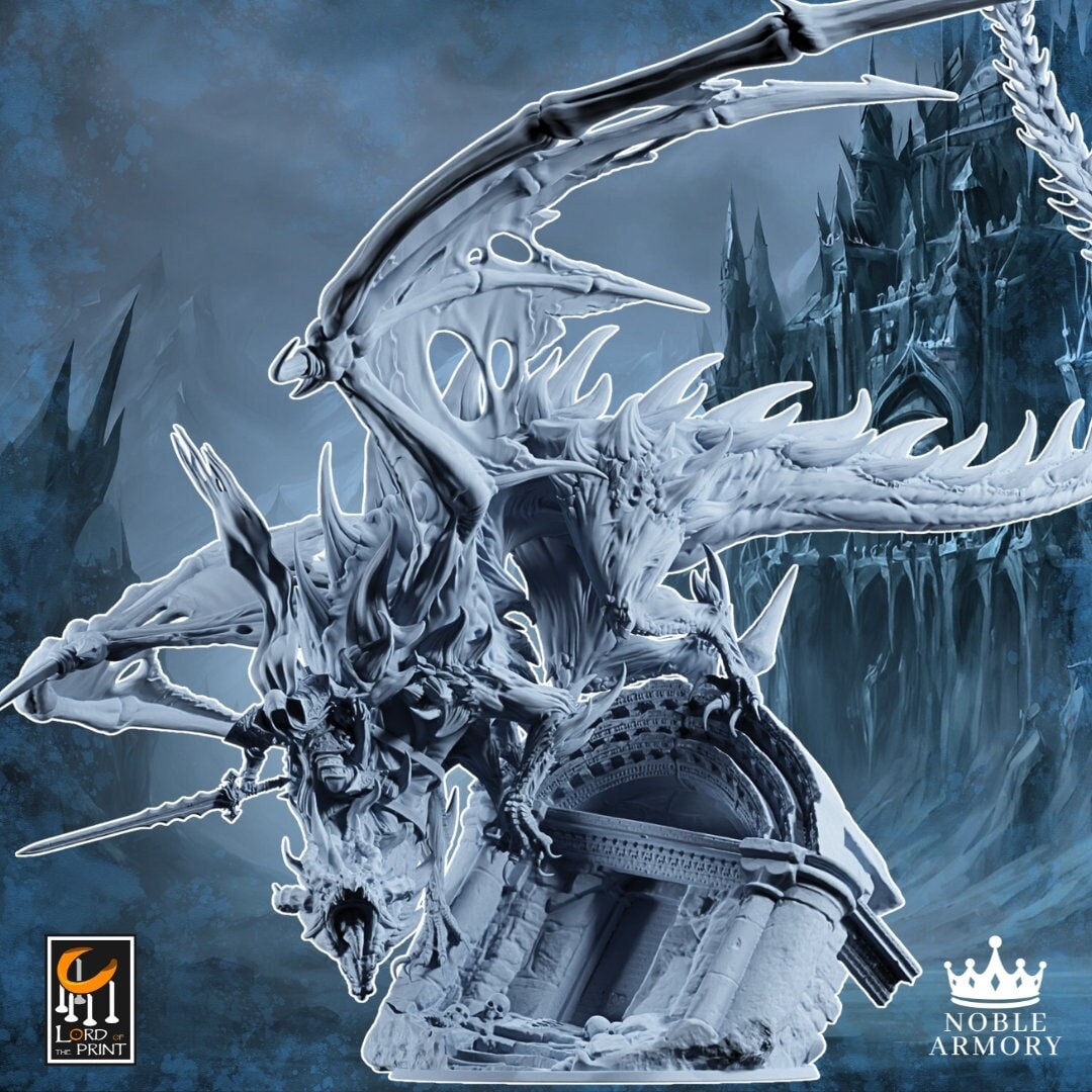 Undead Dragon Zombie Dragon Dracolich Gravelord Cursed Dnd Tabletop ...