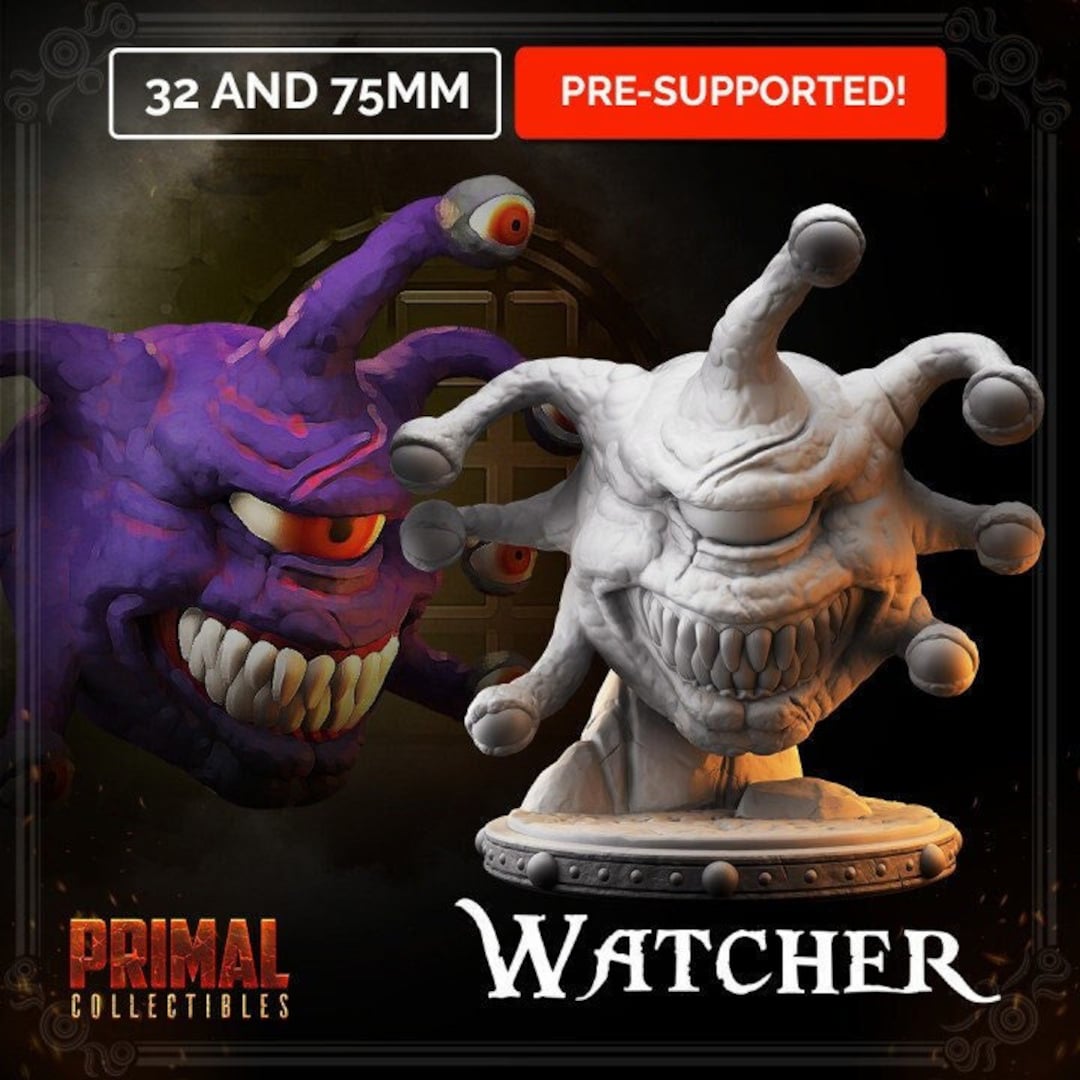 Watcher Beholder Dnd Tabletop Games Wargames Miniature - Etsy
