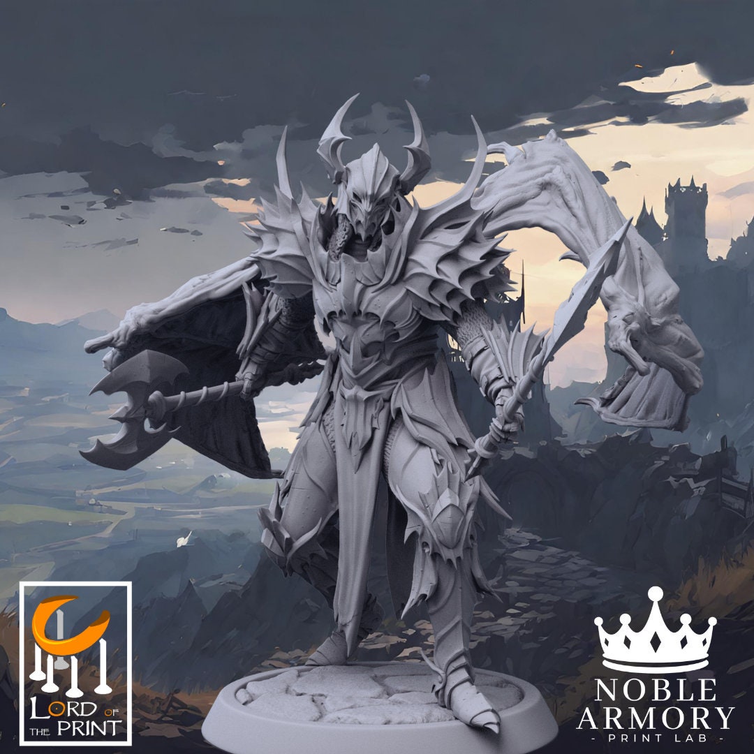 Knight Draven Evernight Immortalis Charge Dnd Undead Vampire Tabletop ...