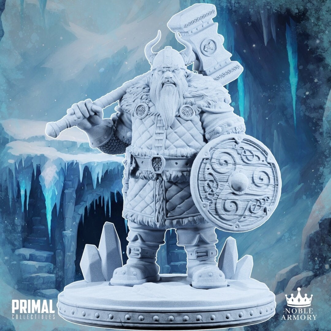 Dwarf Argos the Ironberg Dnd Tabletop Games Wargames Miniature Primal ...