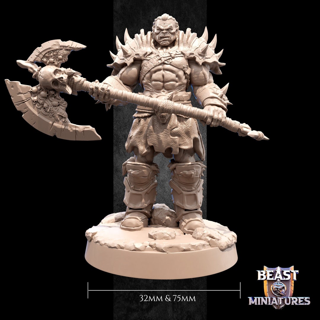 Kragar Male Orc | Different Weapons and Positions | Dnd | Tabletop ...