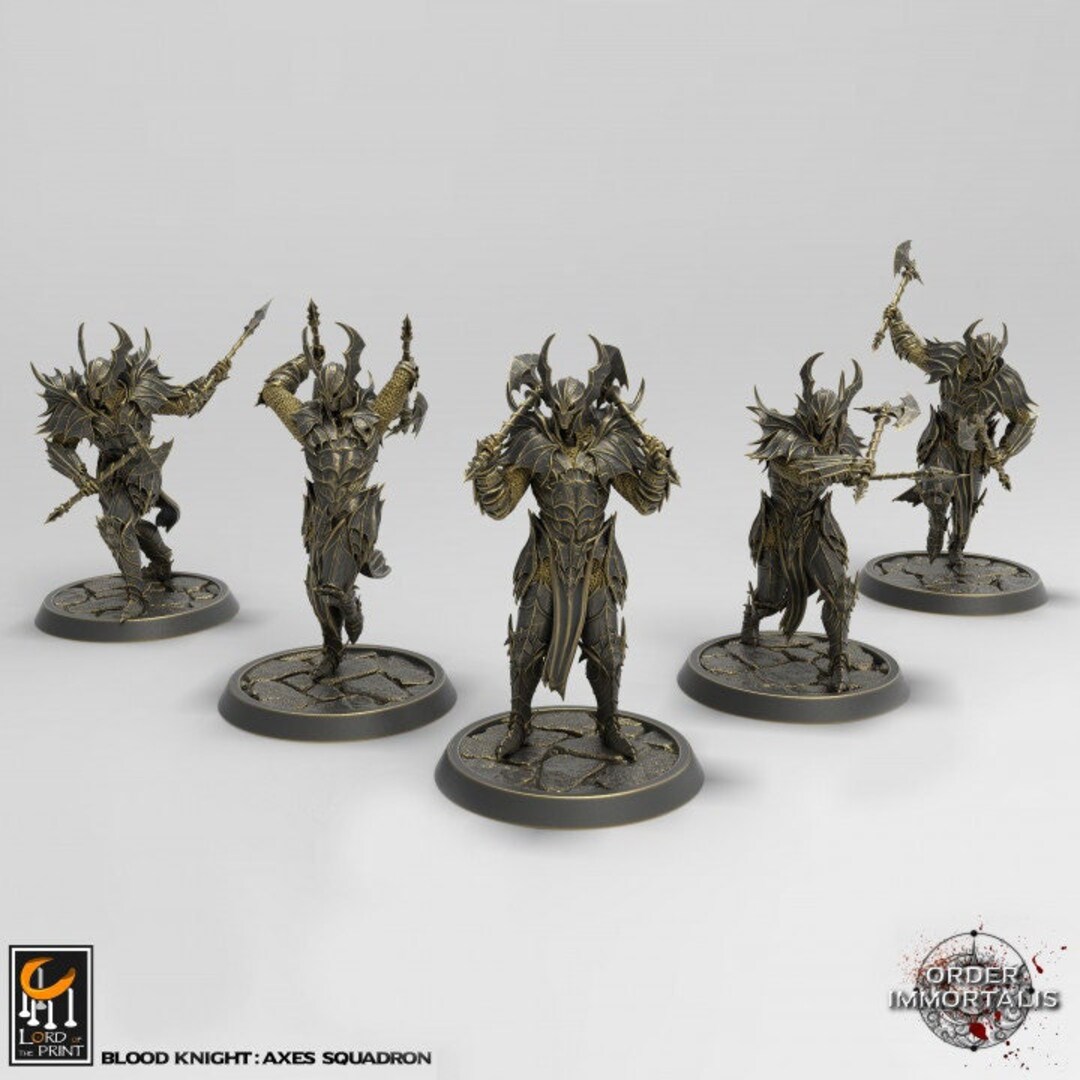 Blood Knights Axe Squad | Dnd | Tabletop Games | Wargames | Miniature ...
