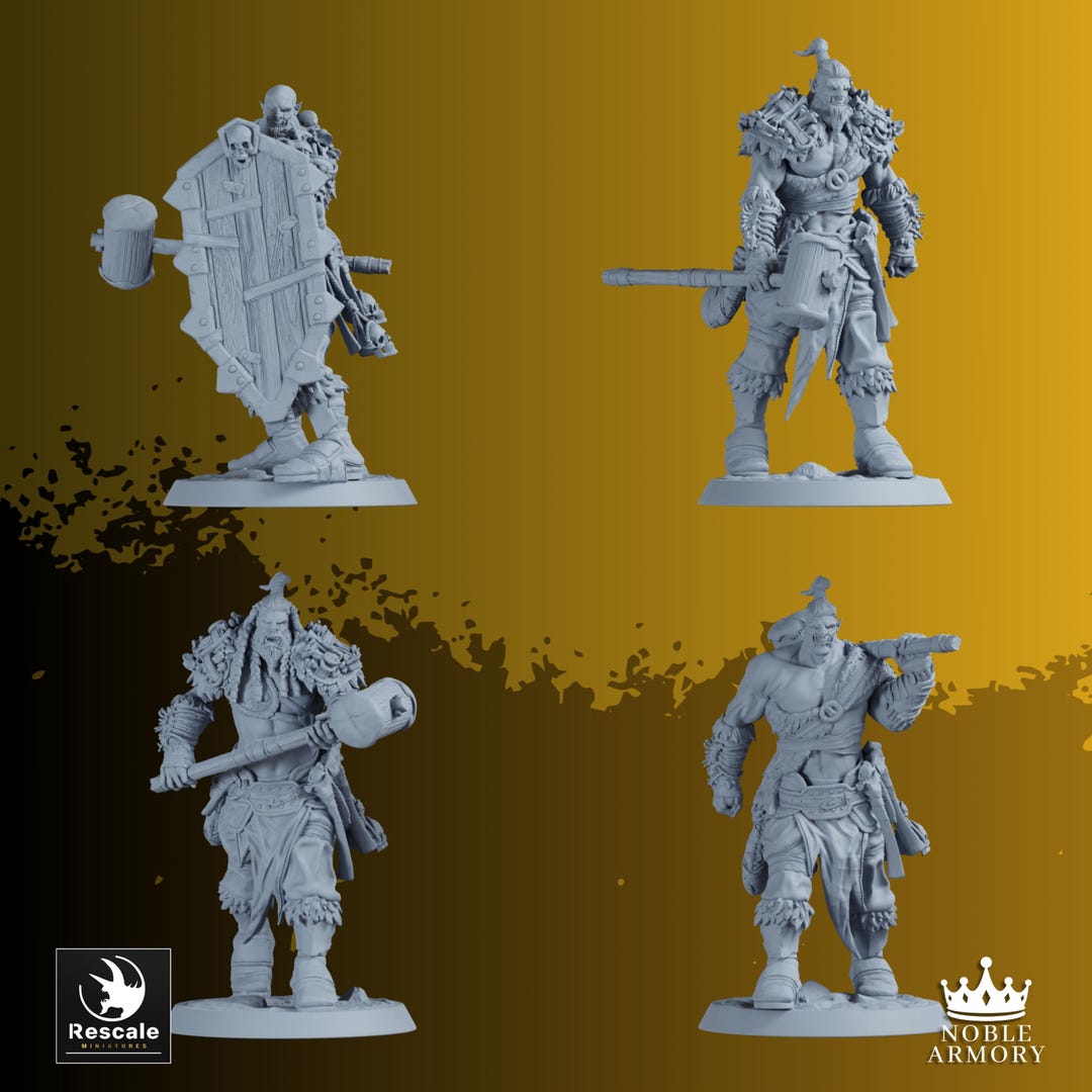 Orc Soldiers - Hammer | Dnd | Tabletop Games | Wargames | Miniature ...